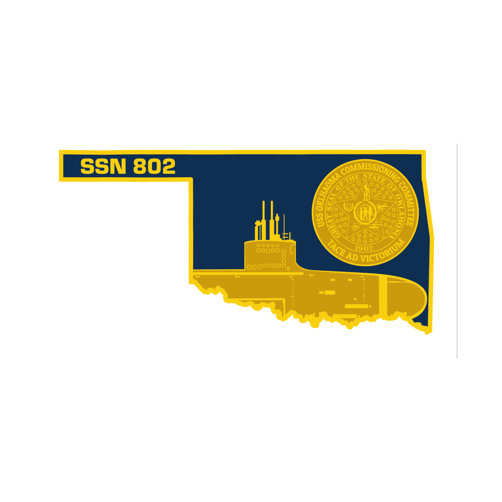 USS OKLAHOMA Challenge Coin – USS Oklahoma SSN 802
