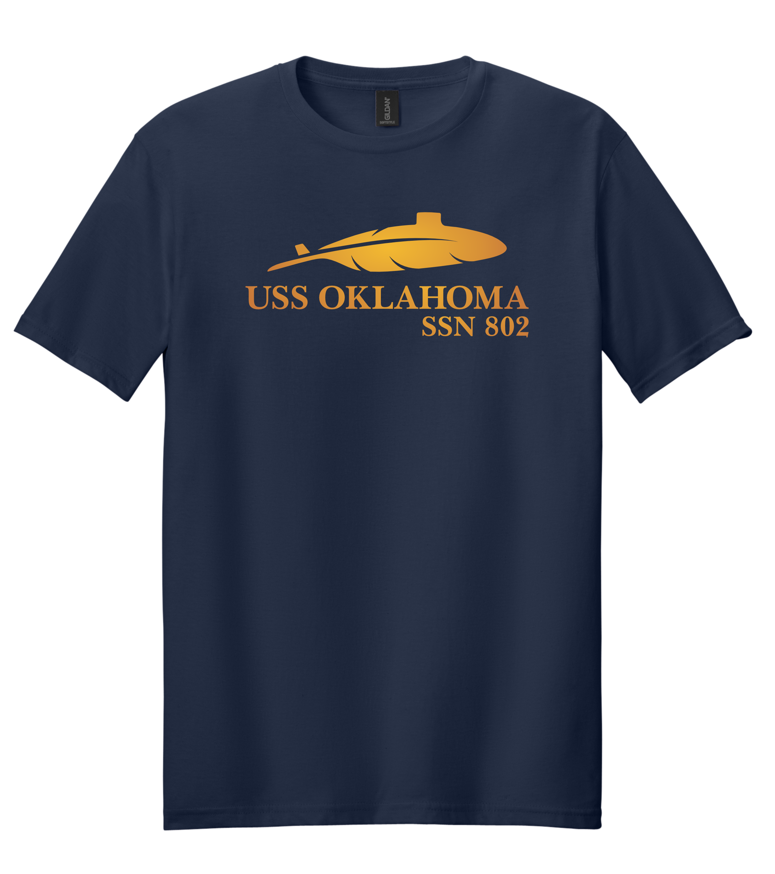 USS OKLAHOMA Gildan Softstyle® T-Shirt (64000) – USS Oklahoma SSN 802